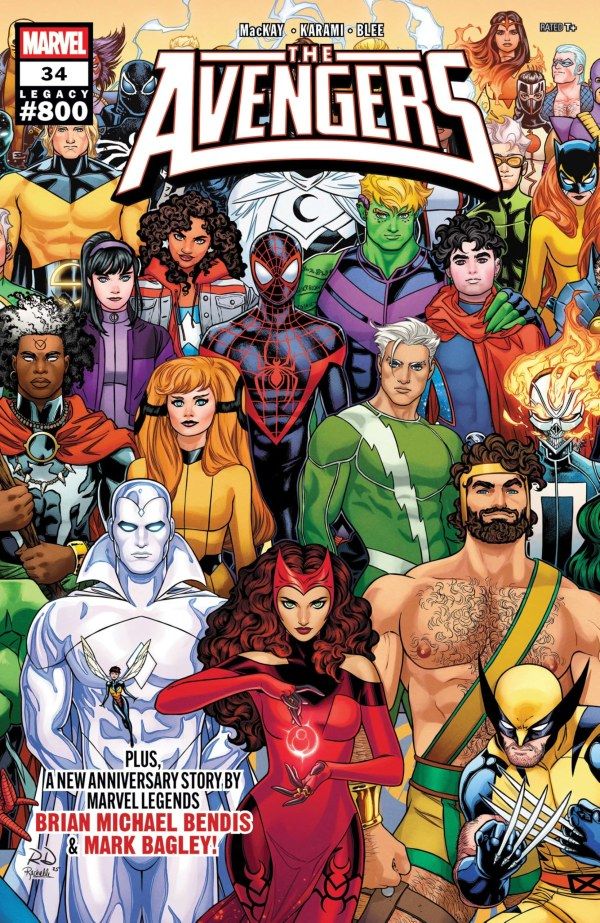 AVENGERS #34 CVR A RUSSELL DAUTERMAN WRAPAROUND COVER MARVEL COMICS ...