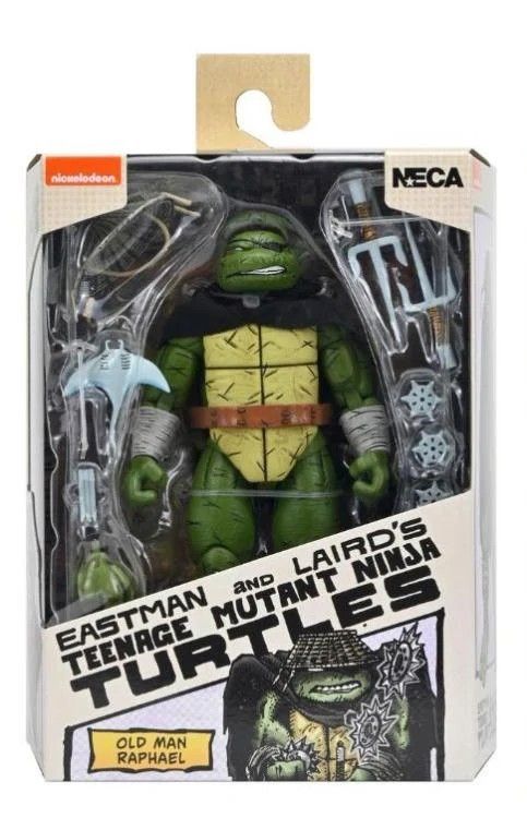 NECA 7" Scale TMNT Old Man Raphael (Mirage Comics) Action Figure