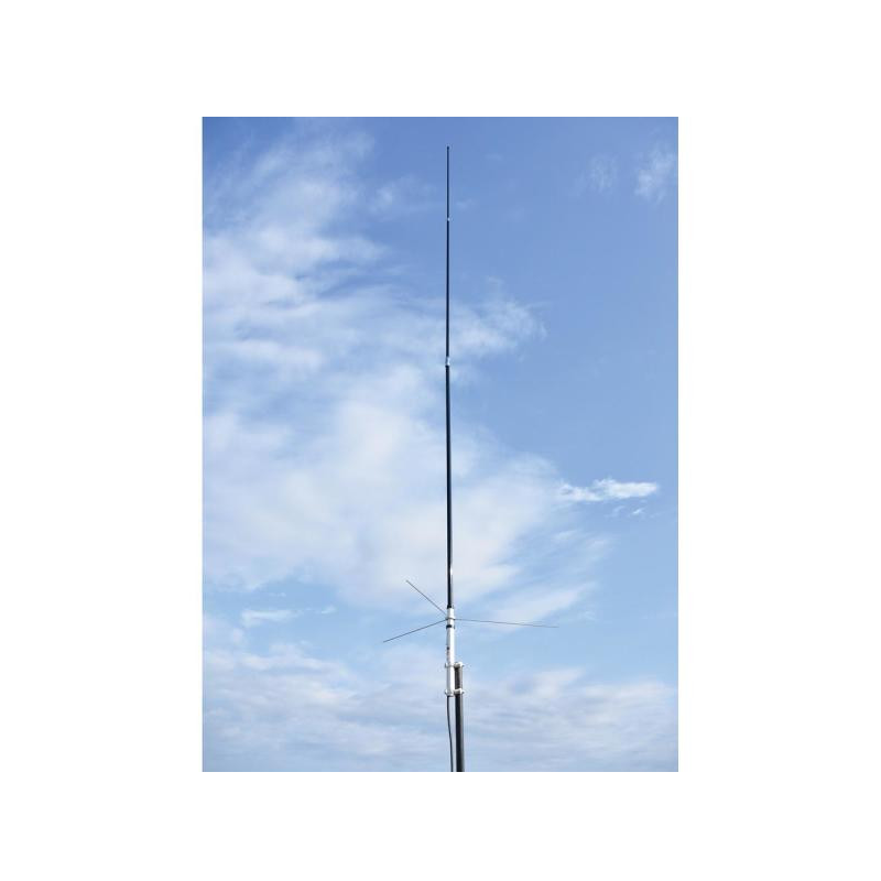 TRAM 1481B Black DUAL BAND BASE ANTENNA 2 Meter - 440 8.3 & 11.7 DB Gain