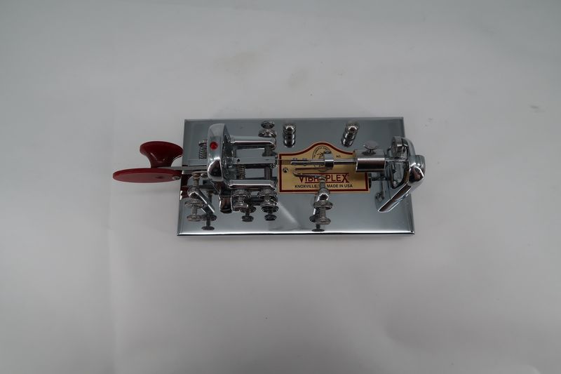 U18269 Used Vibroplex Deluxe Chrome Single Lever Key
