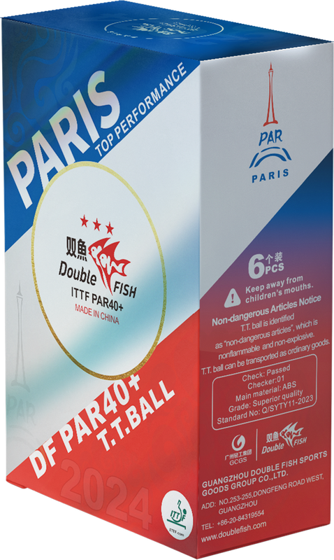 Double Fish 3 Star PAR40+ Olympic Balls (Box of 6)