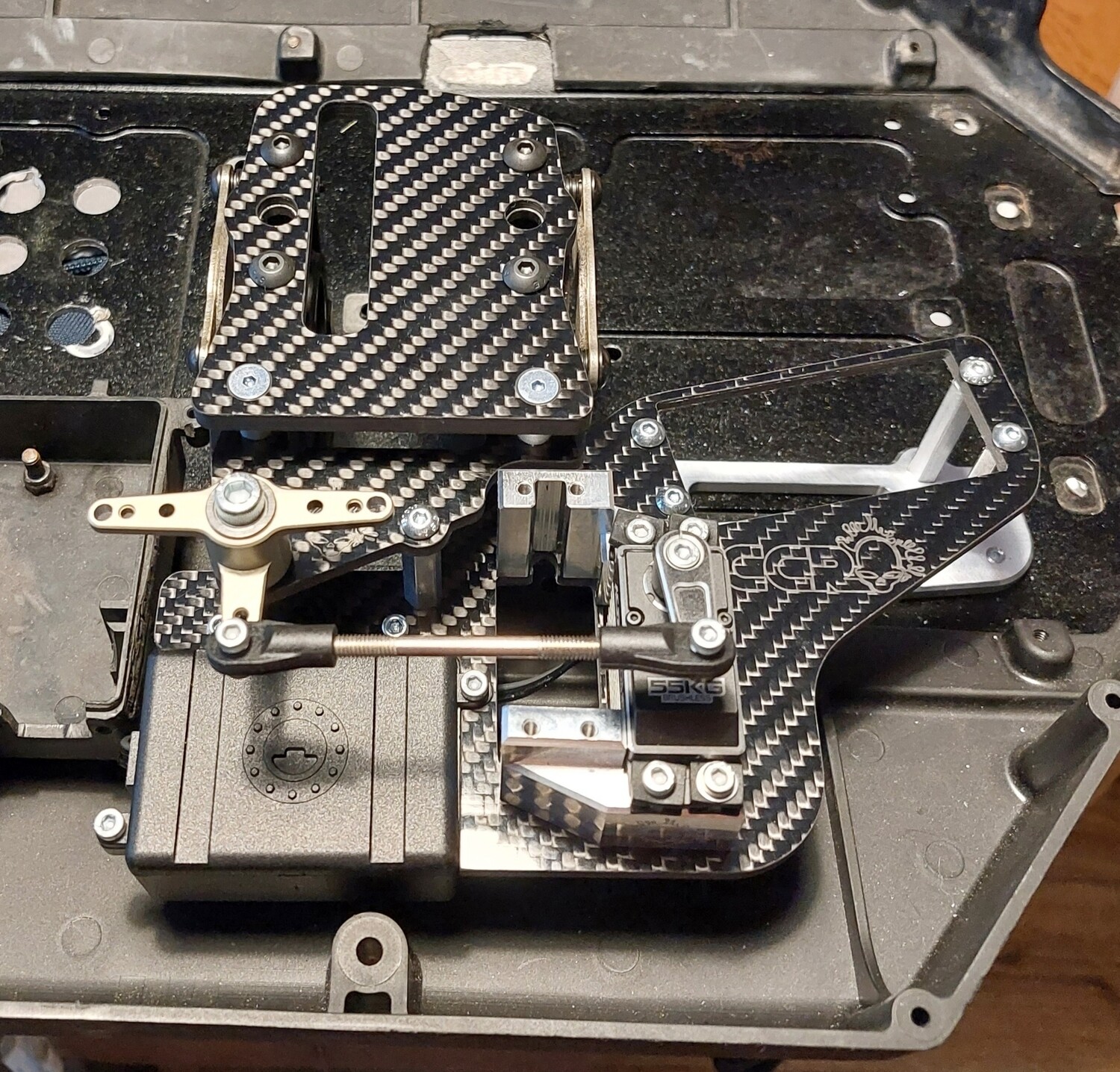 CCR Losi 5ive T miniMAX servo tray SMART SYSTEM v1