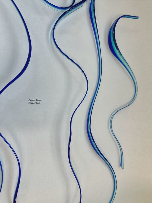 BE9100 Ocean Blue Vitrigraph Serpentine