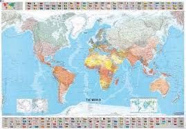 Michelin World map (flat)