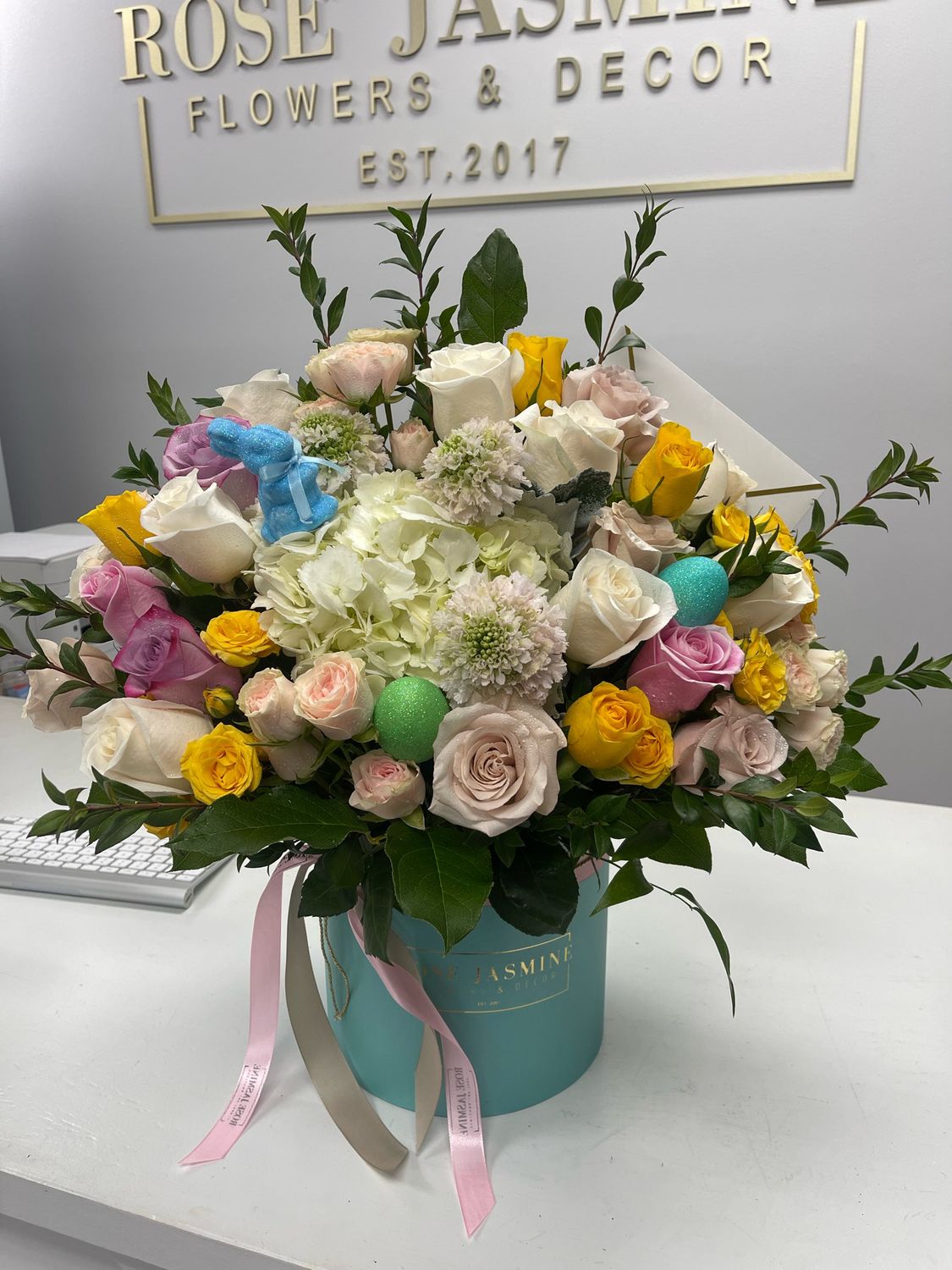 Easter Flower Box – Garden Compote – Home – Rose Jasmine