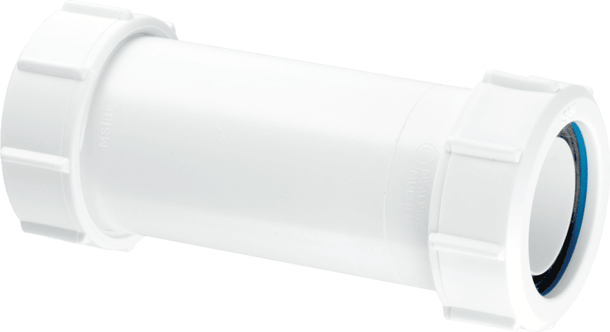 McAlpine MS18E 1 1/4" Straight Slip Coupling