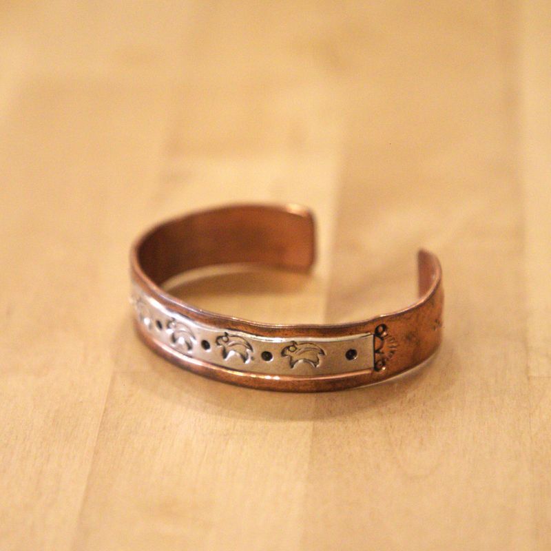 The Charlene Little Navajo Copper Bracelet