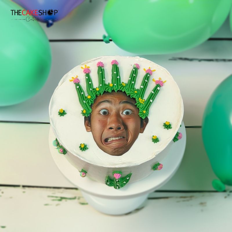 Funny Face - Edible Image Cake | Happy Birthday Singapore
