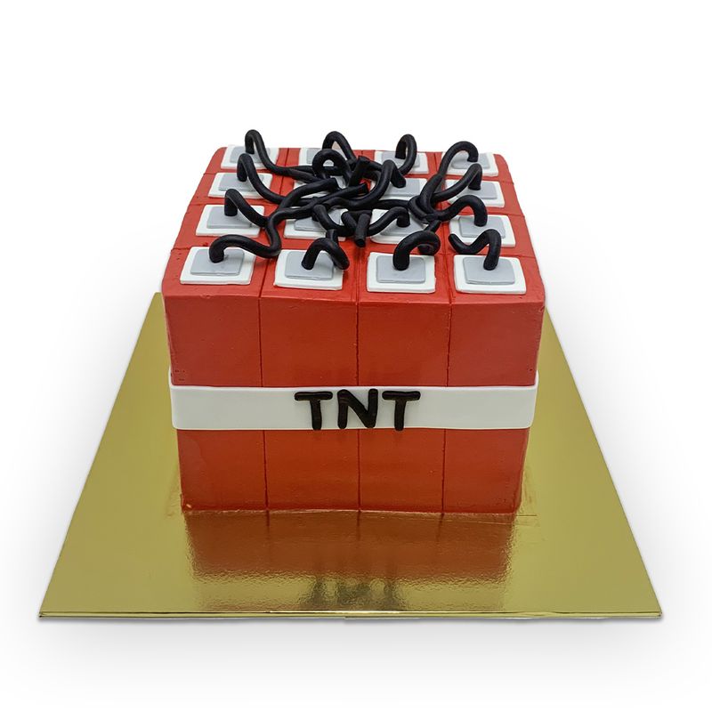 TNT Bomb Cake - Pixel Mining Game Theme | Singapore