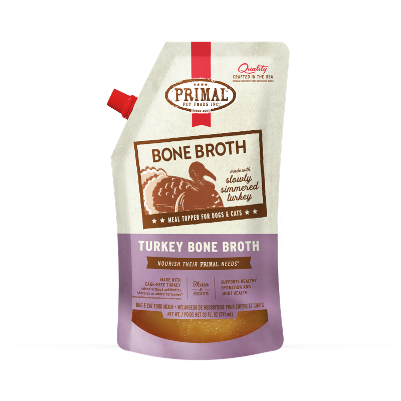 Primal Turkey Bone Broth for Pets