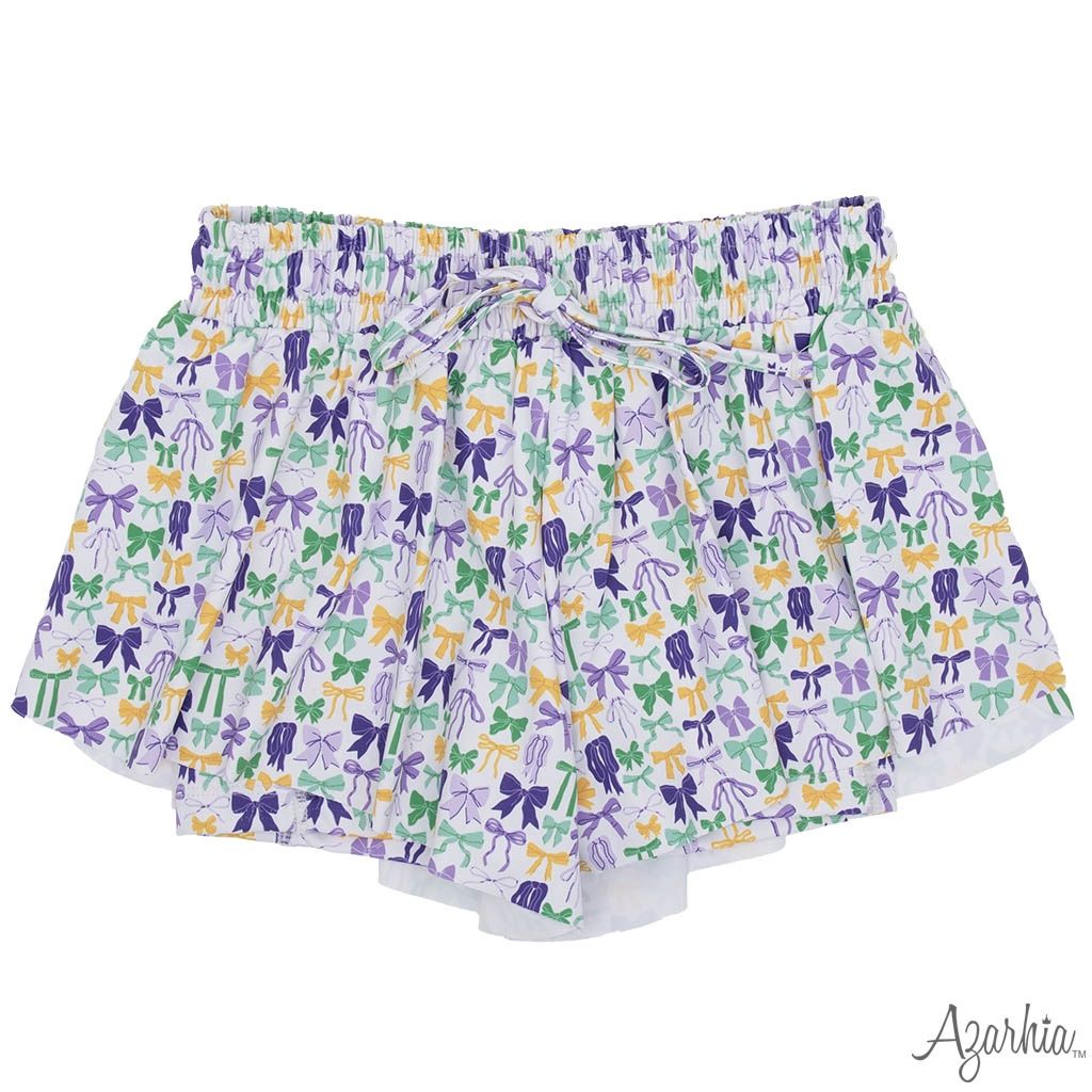 Mardi Gras Bows Butterfly Short