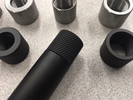 Black Cerakoted Stainless Thread Protectors