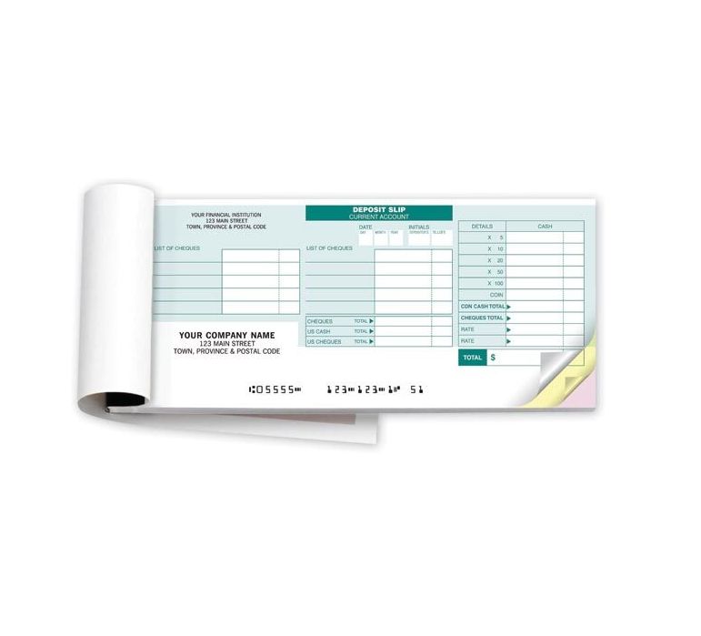 Royal Bank deposit slip books order RBC deposit slips RBC deposit tickets
