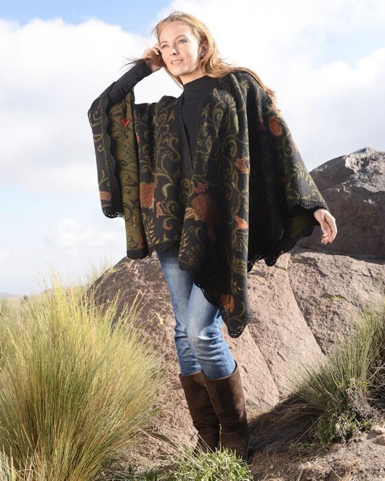 Alpaca Capes, Shawls, Ruanas