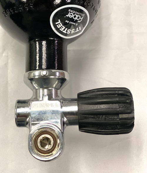 Faber 3 ltr Steel Cylinder Choose Right / Left Hand DIN Pro K Valve