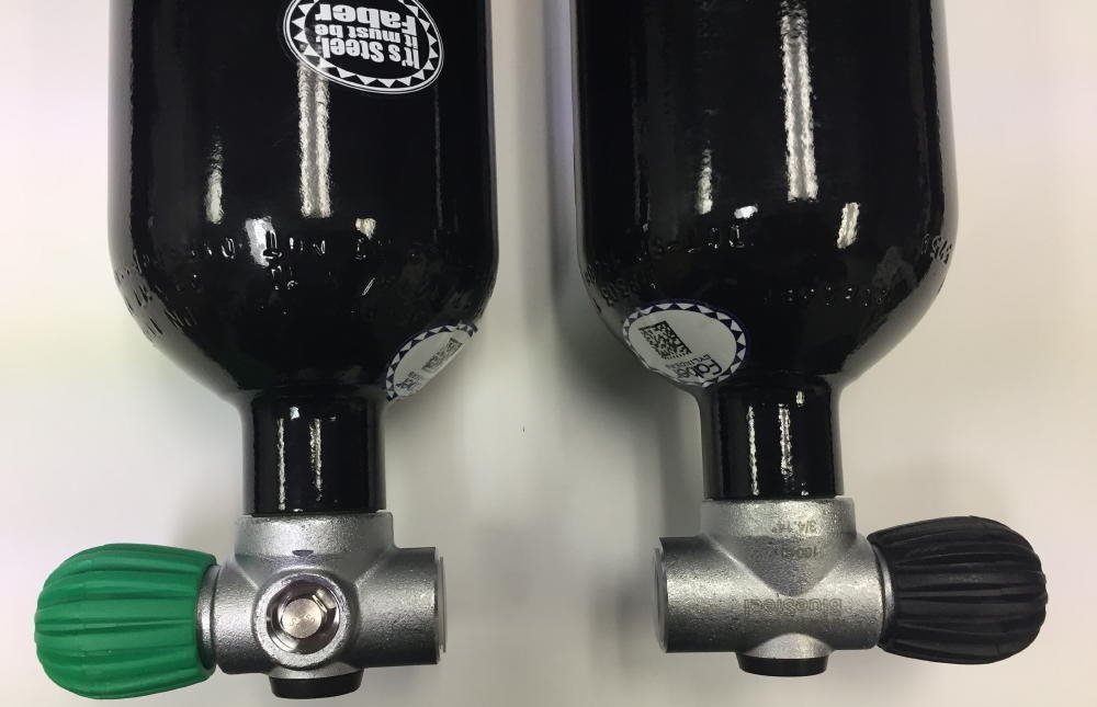 Faber 3 ltr Steel Cylinder with Inline Valve