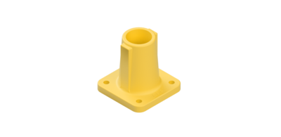 Stanchion Base 4 Angle Base Mount | FRP Grating and Treads