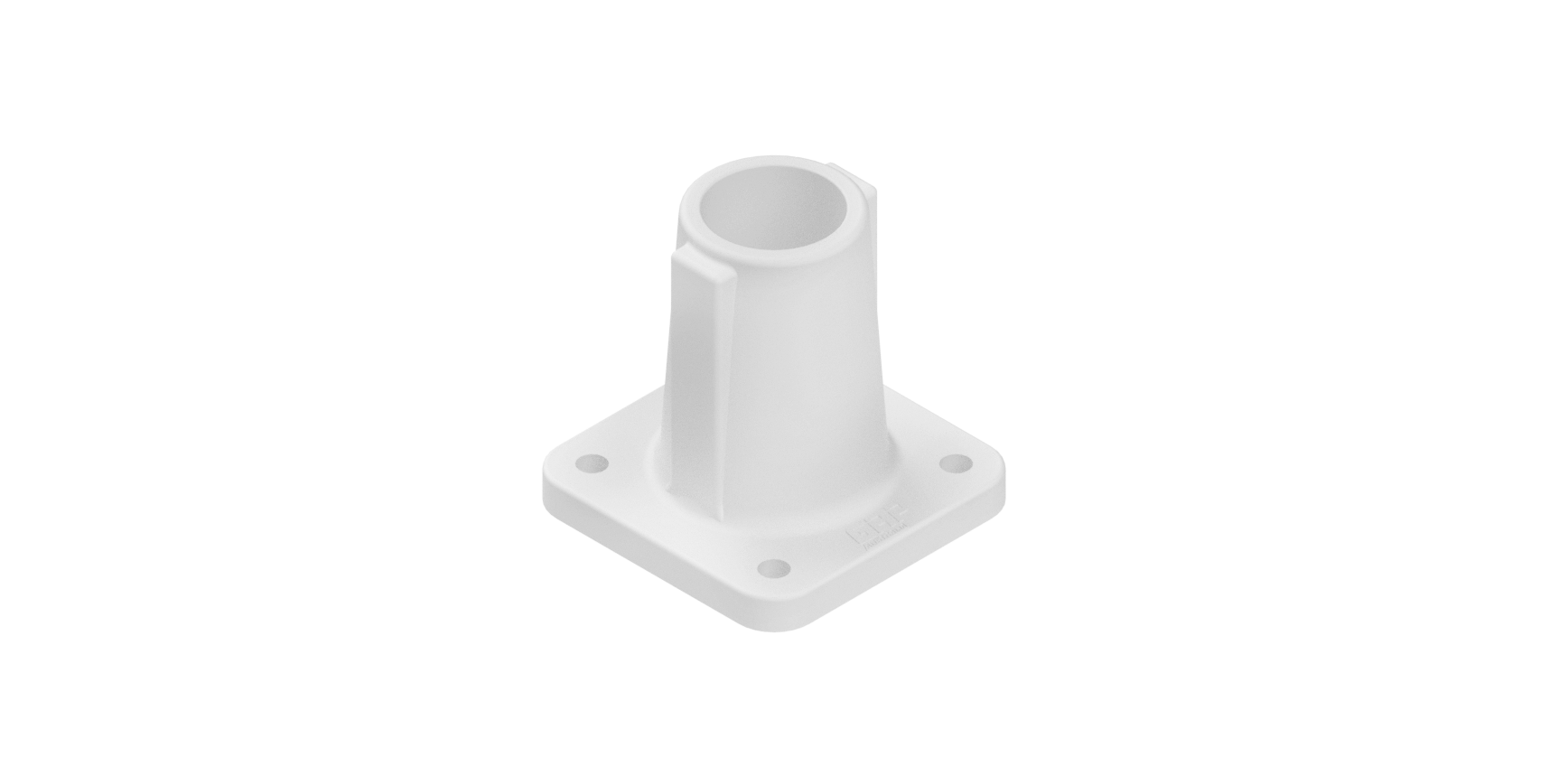 Stanchion Base 4 Angle Base Mount | FRP Grating and Treads
