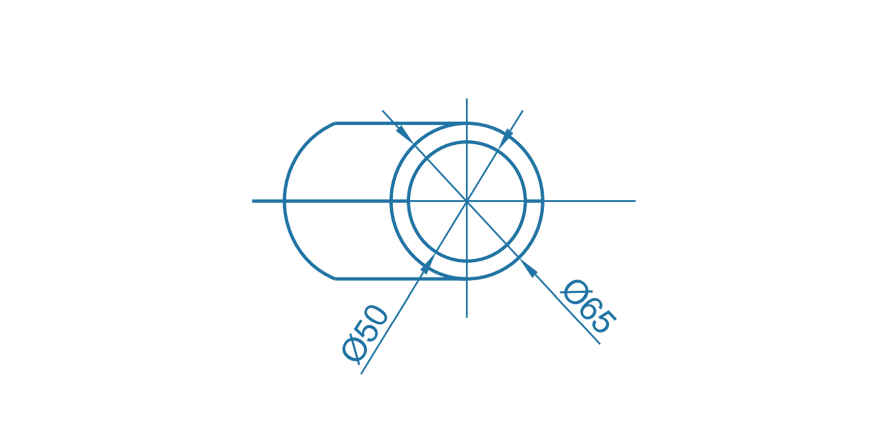 135 Degree Elbow | Fibre Frame