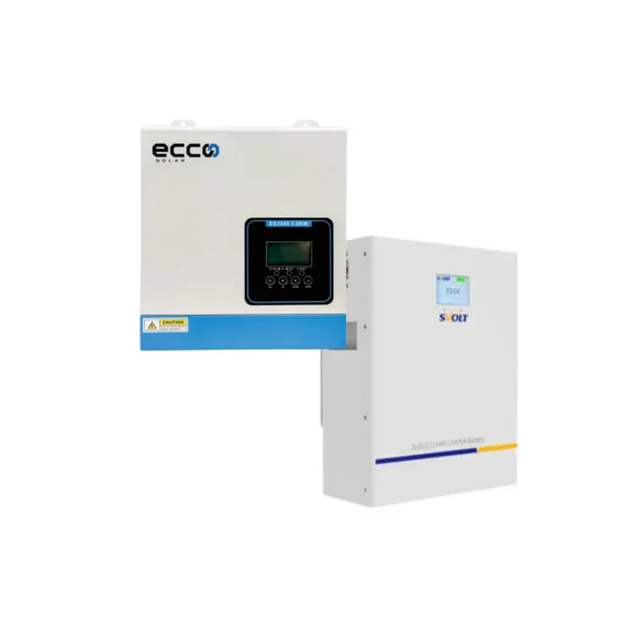 ECCO 3.5KVA / 3500W 100A MPPT Hybrid Inverter 24V + SVOLT 2.71kWh 100Ah ...