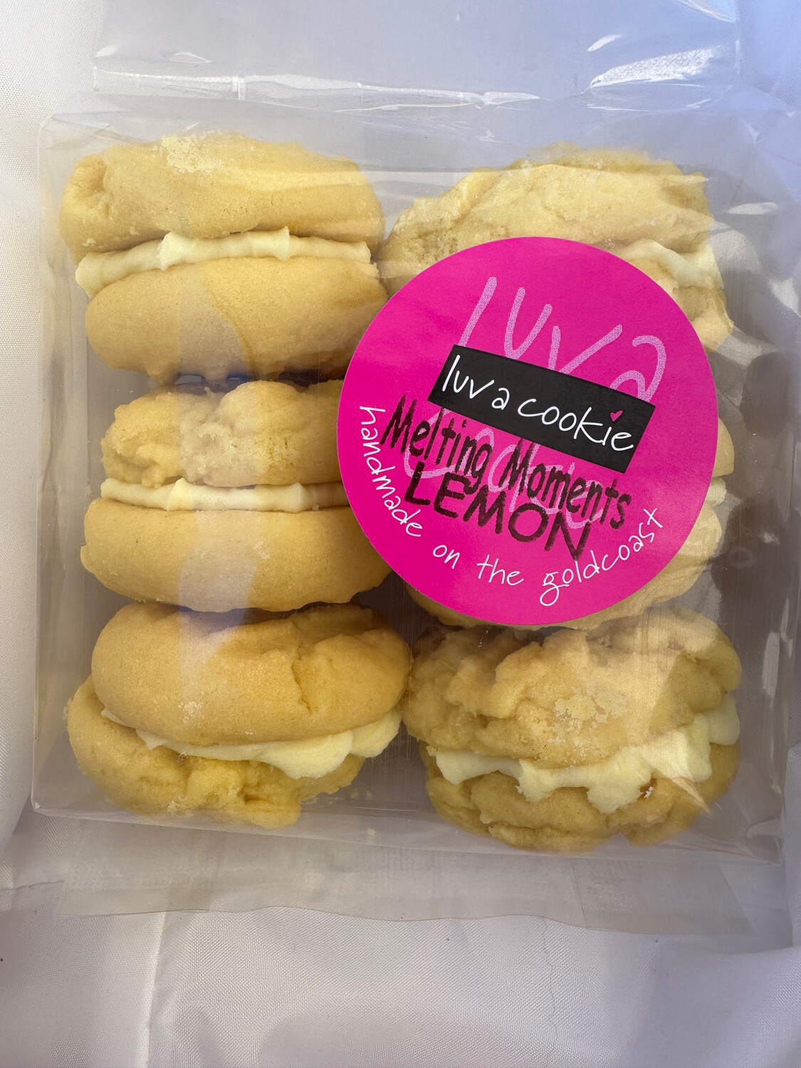 Lemon 6 Pack Melting Moments – Store – Luvacookie