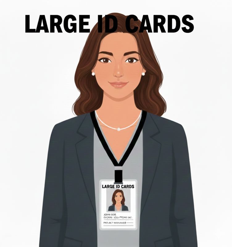 ID Cards LARGE (5″ x 3 " )