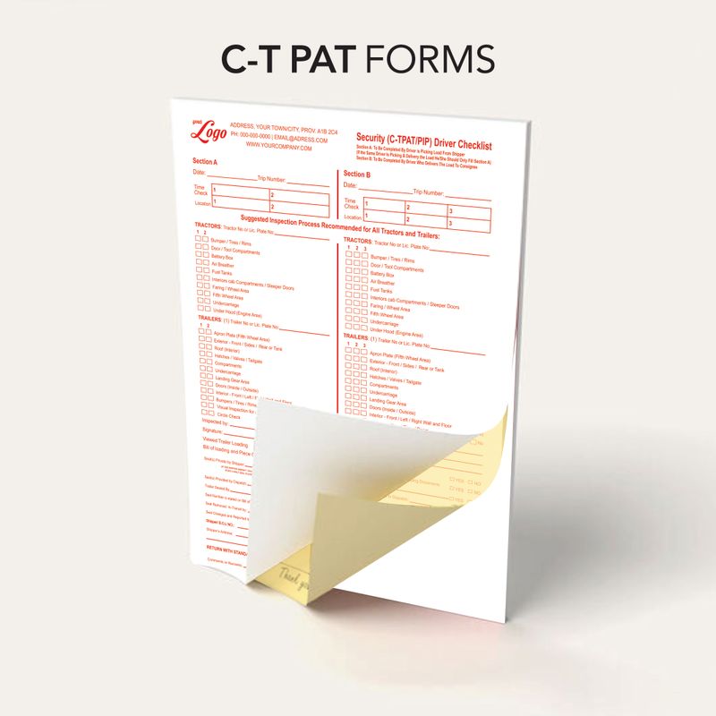 CT PAT inspection forms urgent print, C-TPAT Inspection Forms 17-Point ...