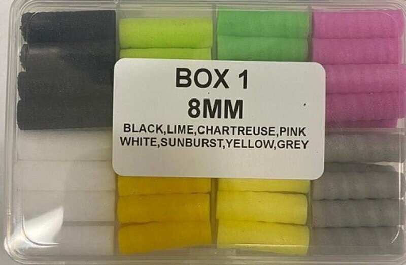 BOOBY EYES KITS BOX OF 64 8MM DIAMETER BOX 1 GORDON GRIFFITHS (BOOBY)