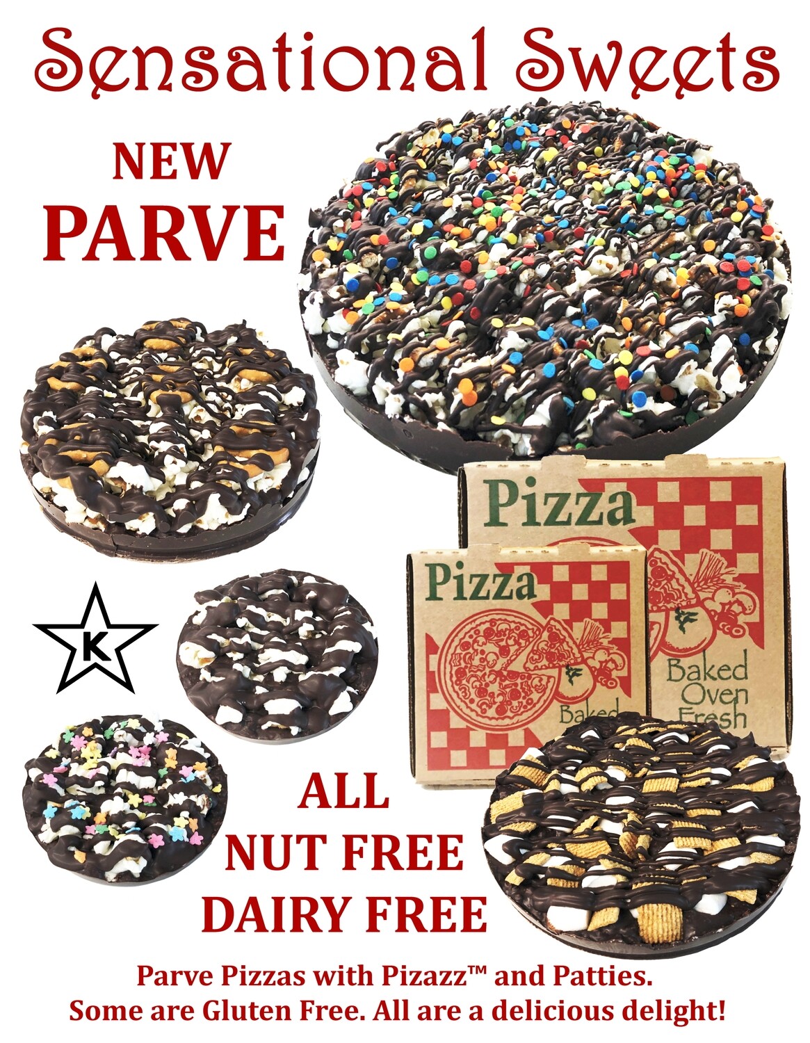 Parve (Non Dairy) Pizzas w/Pizazz™ – Shop – Sensational Sweets
