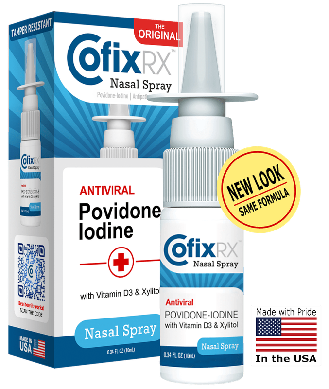 CofixRX - Povidone Iodine Nasal Spray - 10 mL