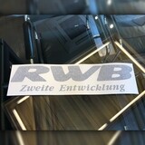 RWB Rear wing sticker Black