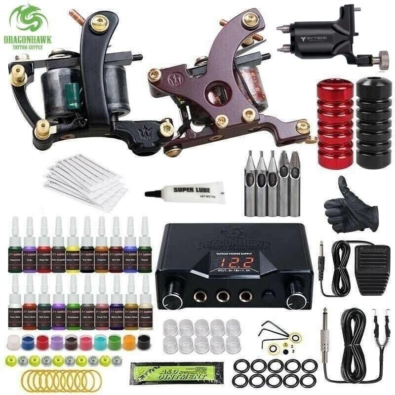 Kit Tatuaje Dragon Hawk Pro Rotativa