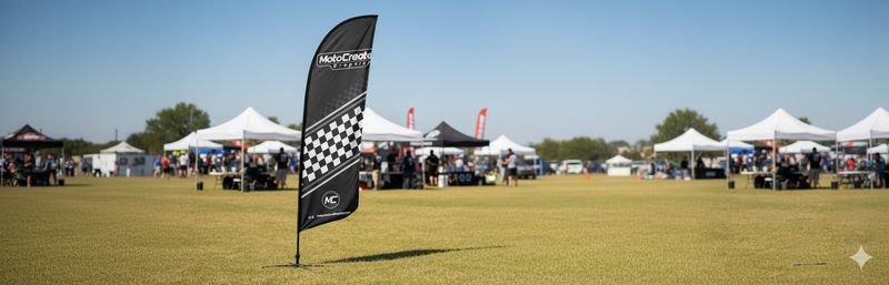 Custom canopy Flags