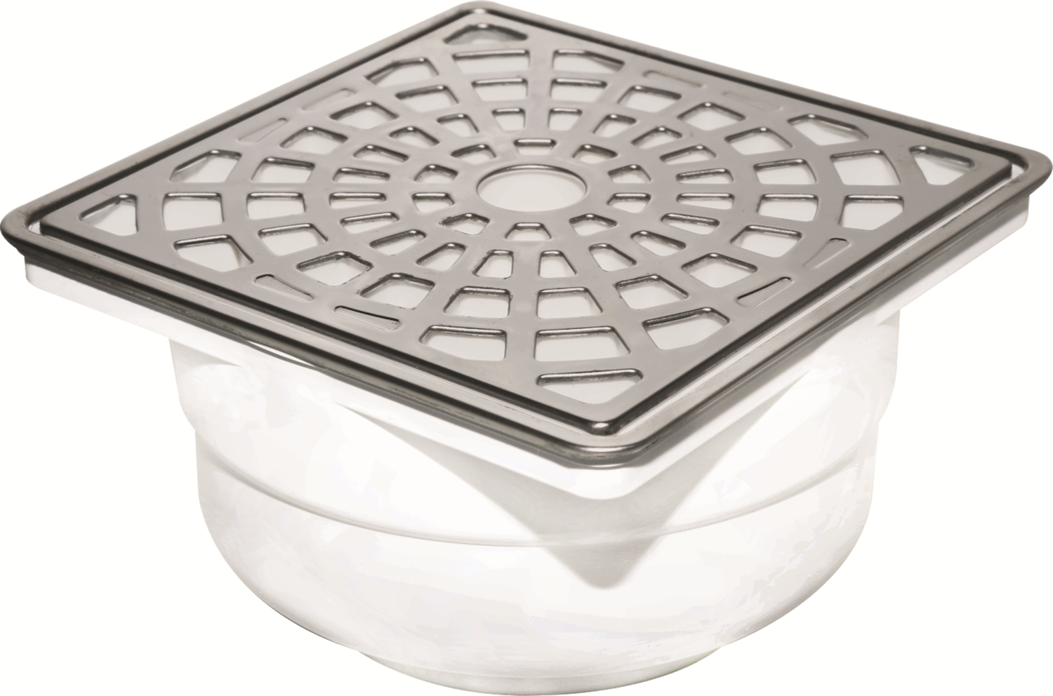 FLEXIMATIC 2604 COLADERA UNIVERSAL CUADRADA CROMADA