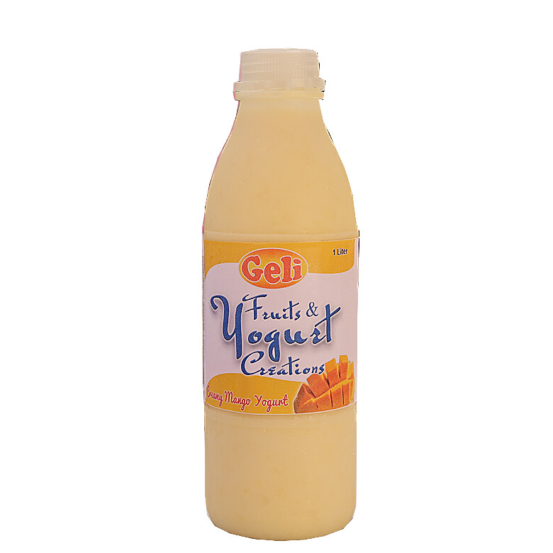 Geli Mango Yogurt 1 liter in HDPE bottle