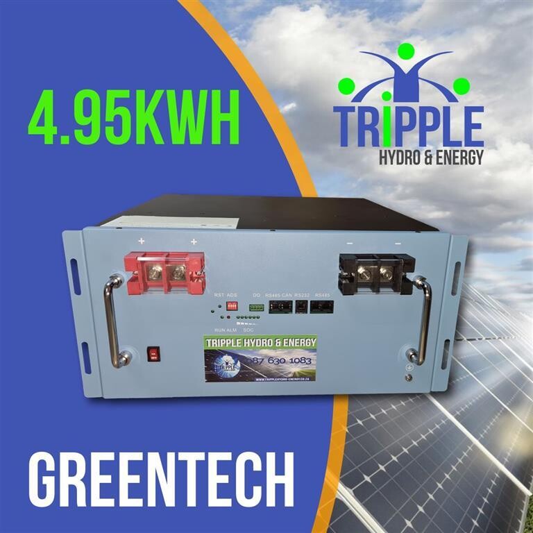 5kWh Lithium Battery | 4.95kWh Greenrich Battery | Water Pump Prices ...
