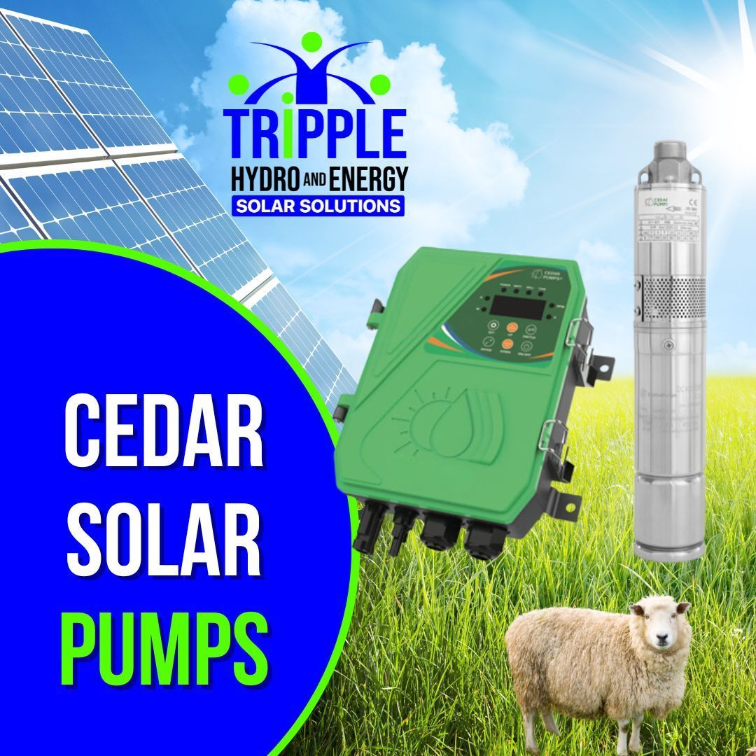 Cedar Pumps | Ceva Pump | Ceva DC Pumps | Solar Systems | Solar Pumps | Tripple Hydro and Energy ...