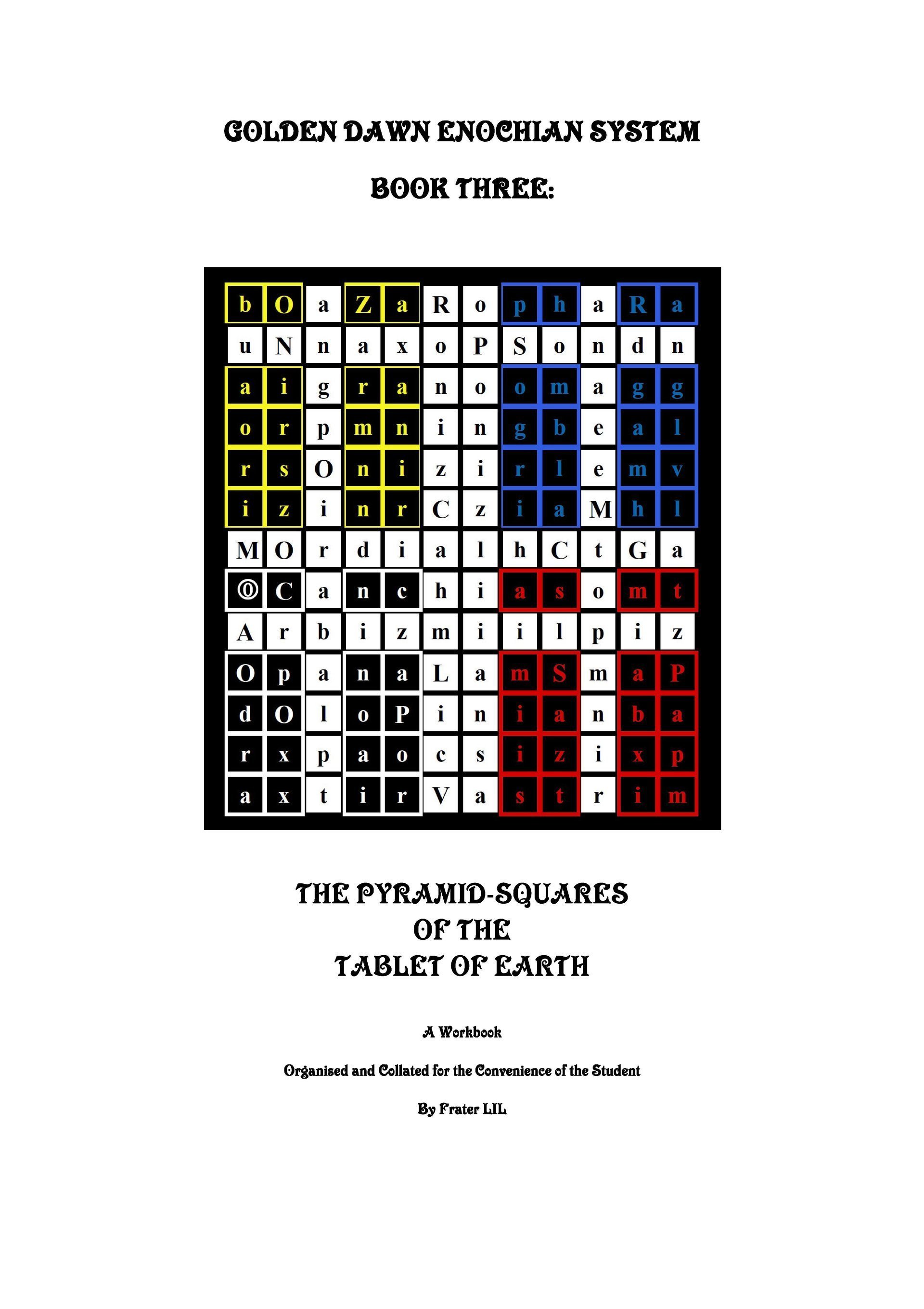 Enochian Tablet Of Union