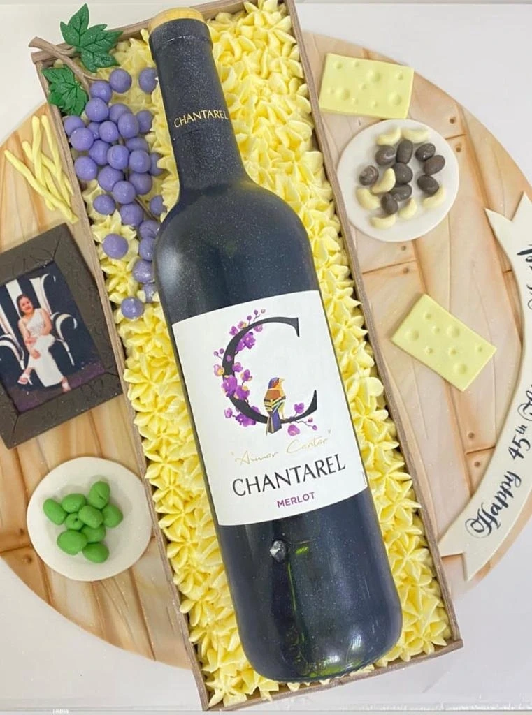 Wine Bottle Cake