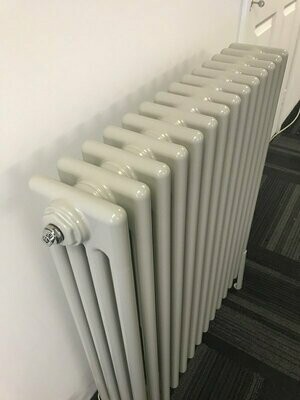 Light & Mid Grey Column Radiators