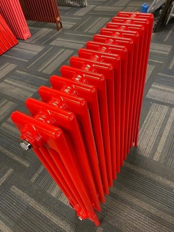 Red/Pink Column Radiators