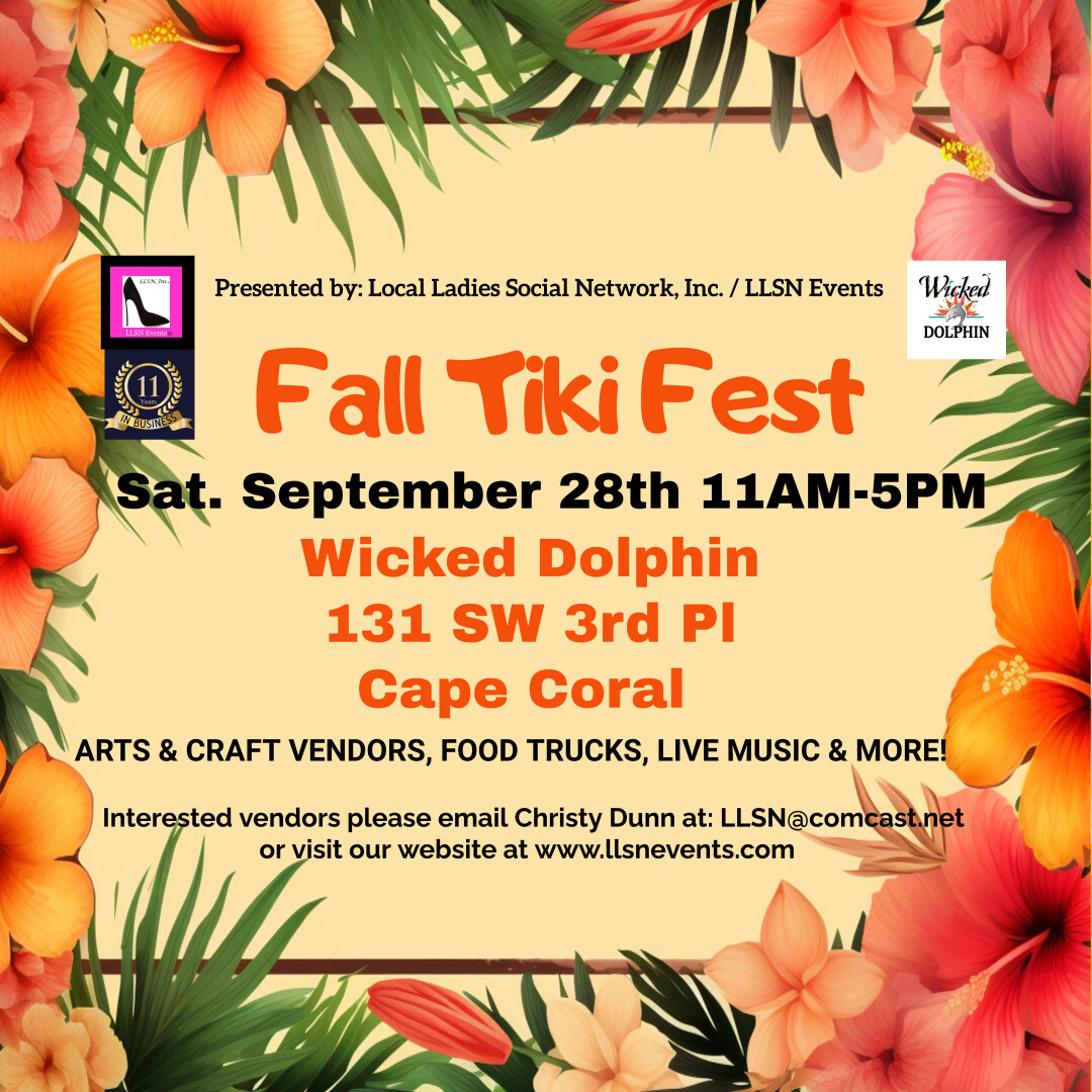 Fall Tiki Fest at Wicked Dolphin in Cape Coral- Saturday, September ...