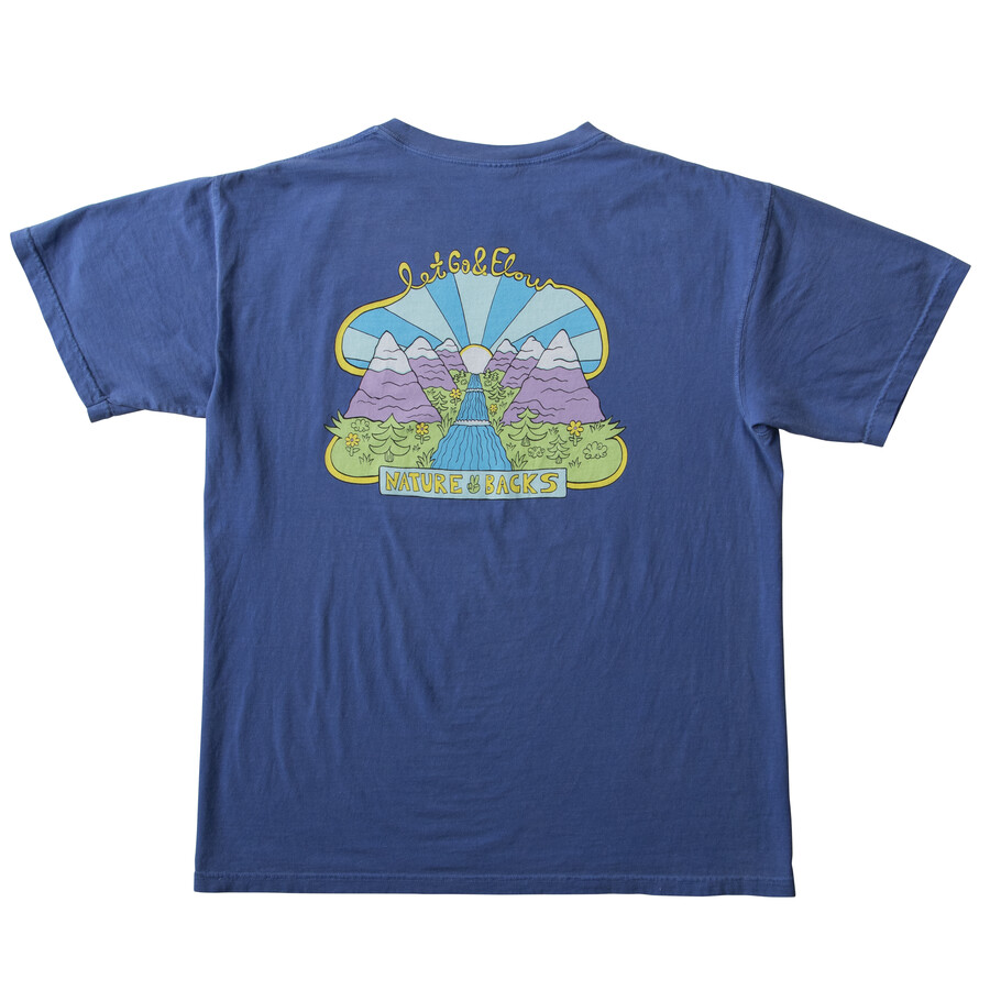 Nature Backs Let Go And Flow Tee