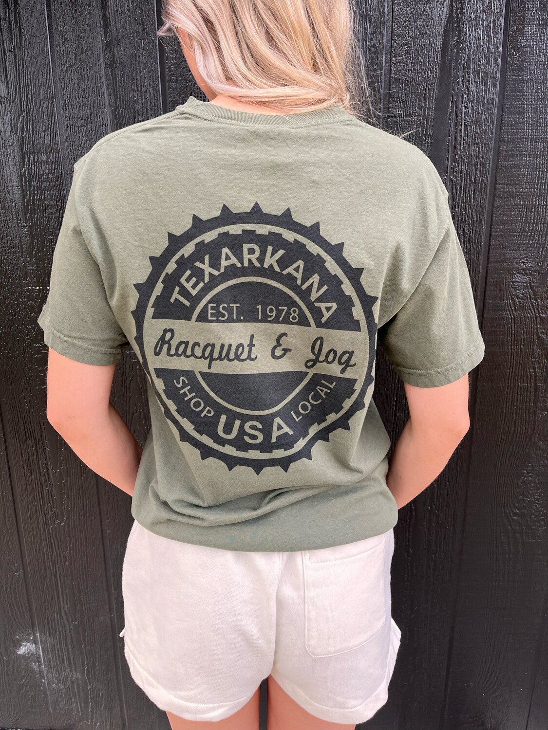 Racquet & Jog Old School Fashion Tie Dye Tee