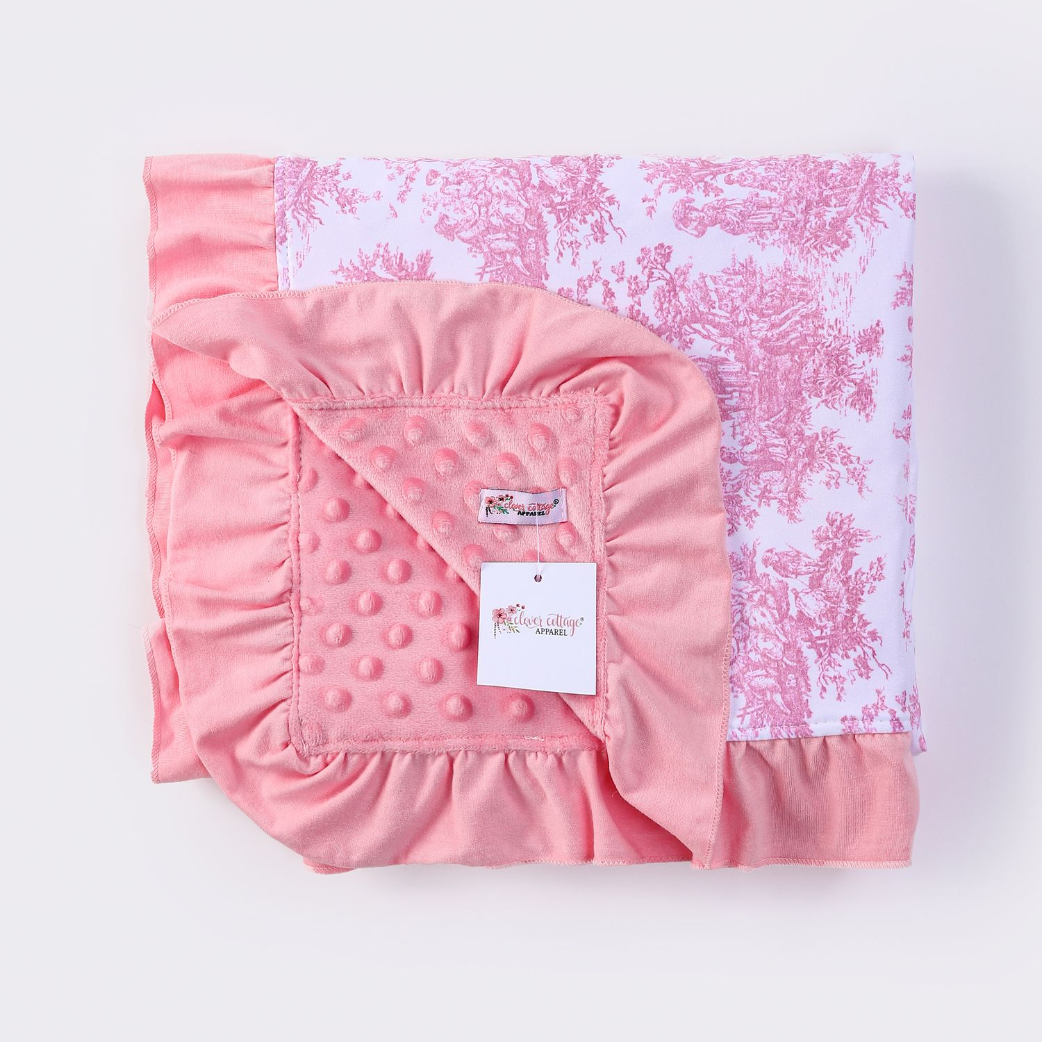 Pink Toile Blanket