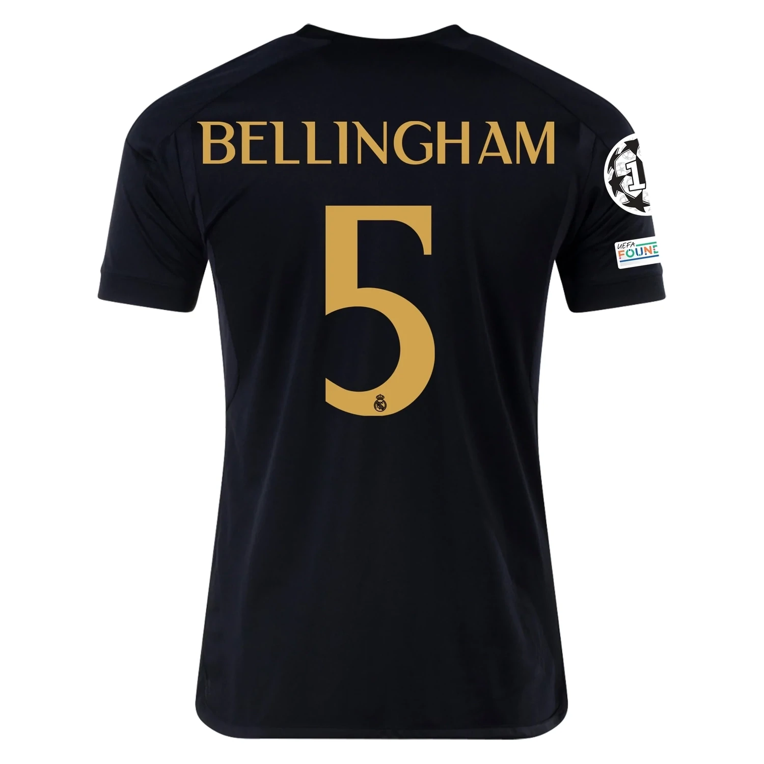 Real Madrid Jude Bellingham Third Jersey 2023/2024 With Champions ...