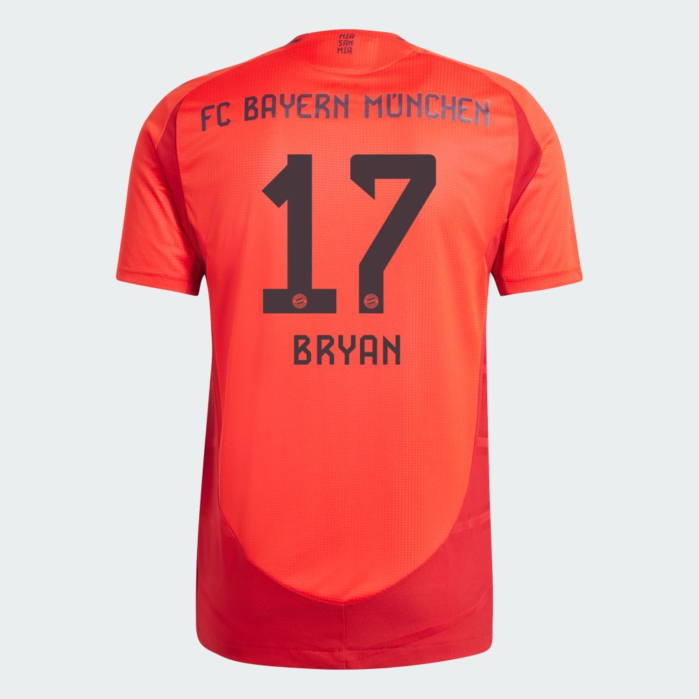 24-25 Bayern Munich BRYAN 17 Home Jersey (Player Version)