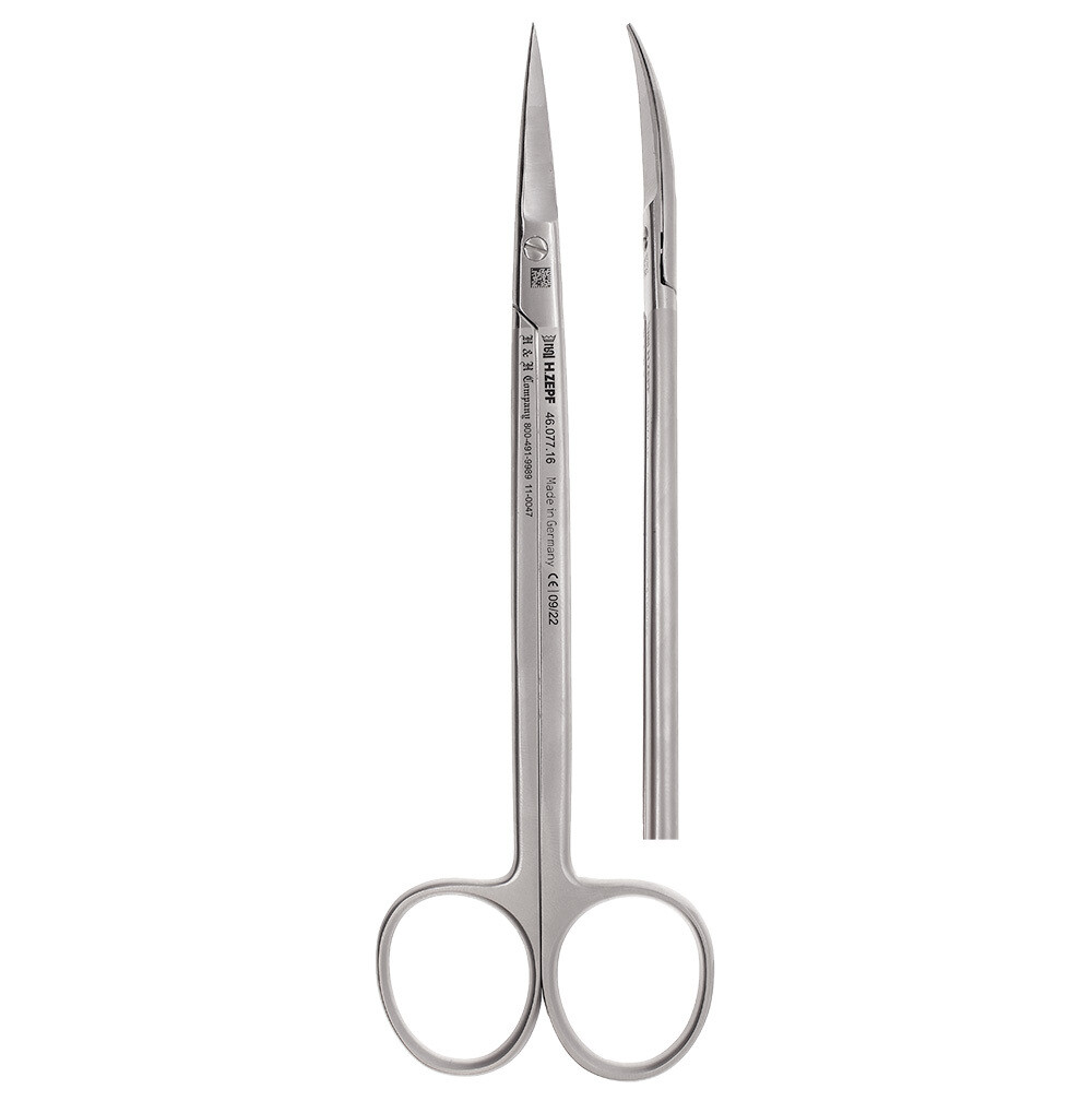 SCISSORS KELLY 6 1/4" (16CM) CURVED SERRATED