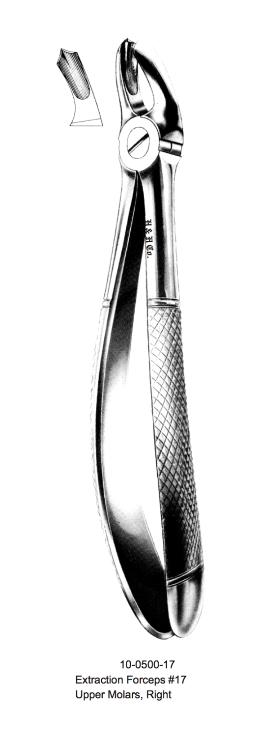 EXT FORCEP #17 UPPER MOLAR RIGHT