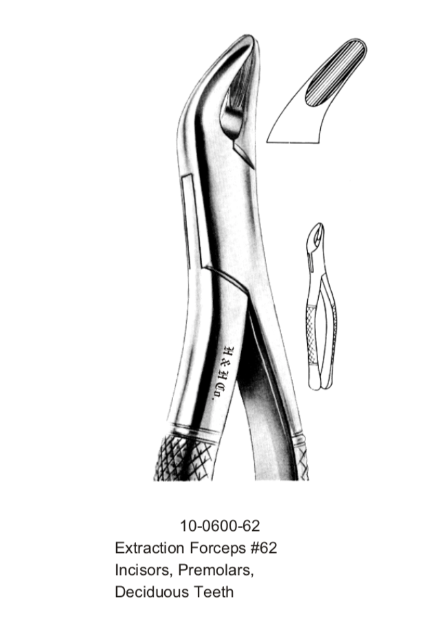 EXT FORCEP #62 UPPER UNIVERSAL
